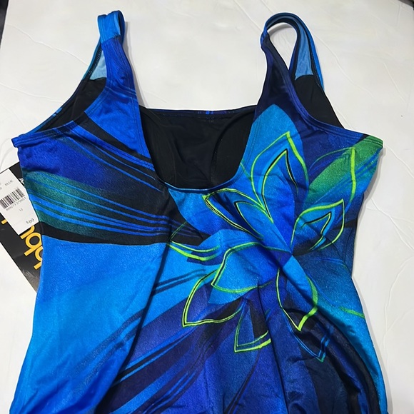 Swim | Nwt Floral Swimsuit Bathing Suits High Waisted Tummy Control ...